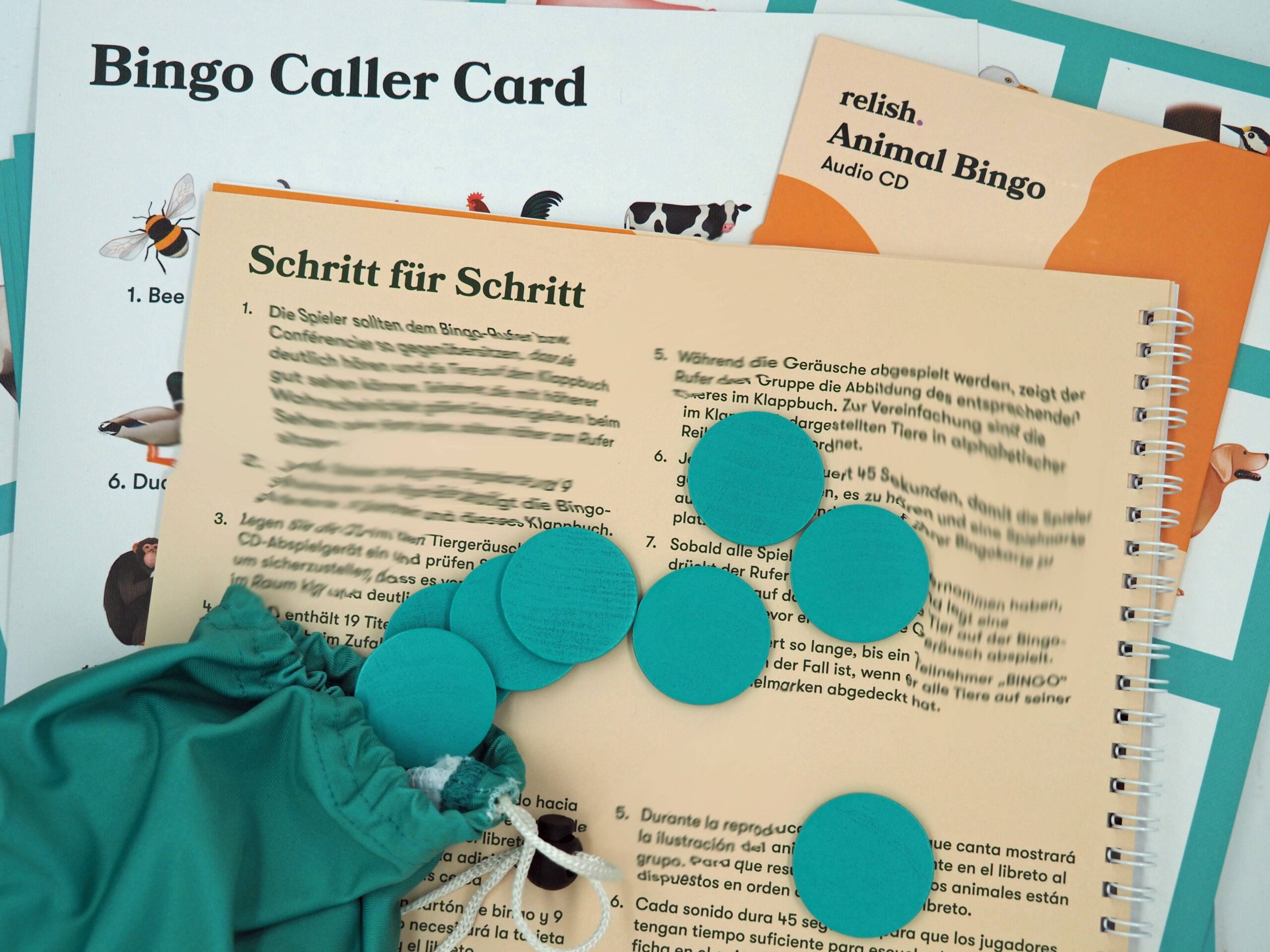 Spezial-Bingo: mit Audio-Unterstützung und großen Bildern